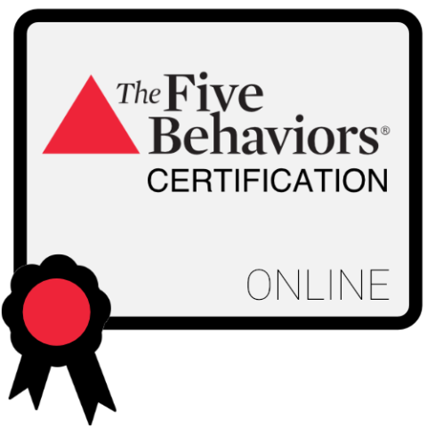 Earn the Five Behaviors Certification • disc training hub
